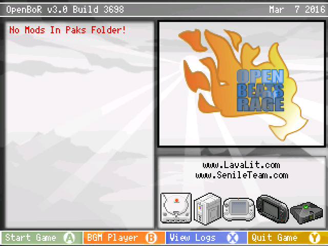 OpenBOR Xbox - GameBrew