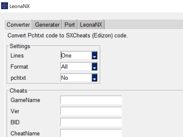 LeonaNX Switch - Switch Homebrew PC Tools (PC Utilities) - GameBrew