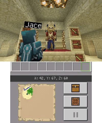 CrossCraft SurvivalTest 3DS - (Simulation) - GameBrew