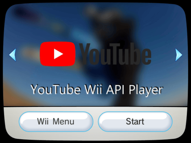 YouTube Video SWF Wii - GameBrew