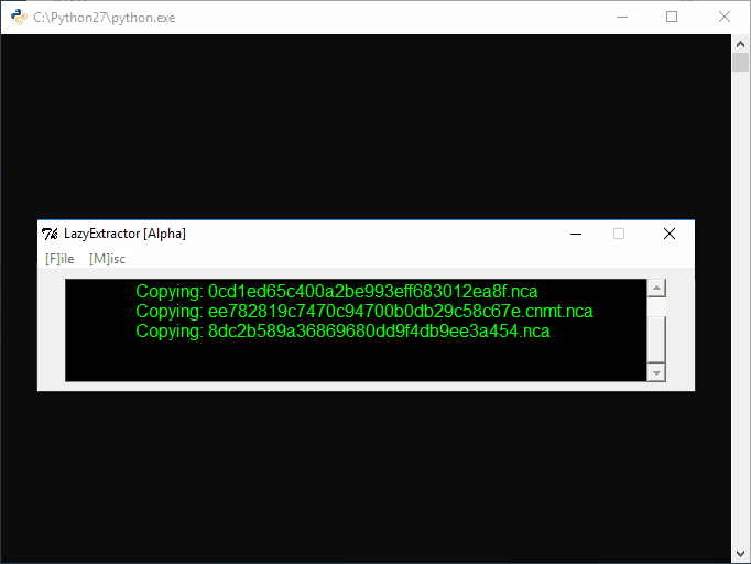 LazyExtractorGUI Switch - GameBrew