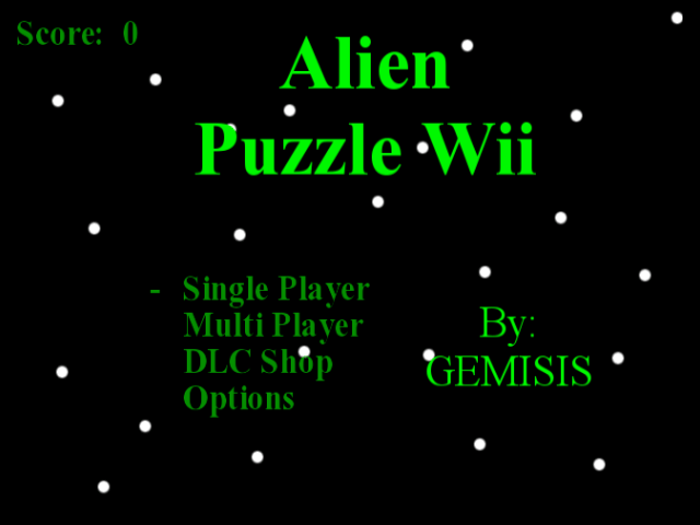 Alien Puzzle Wii - GameBrew