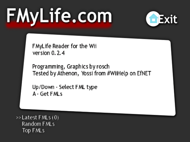 FMyLife Wii - GameBrew