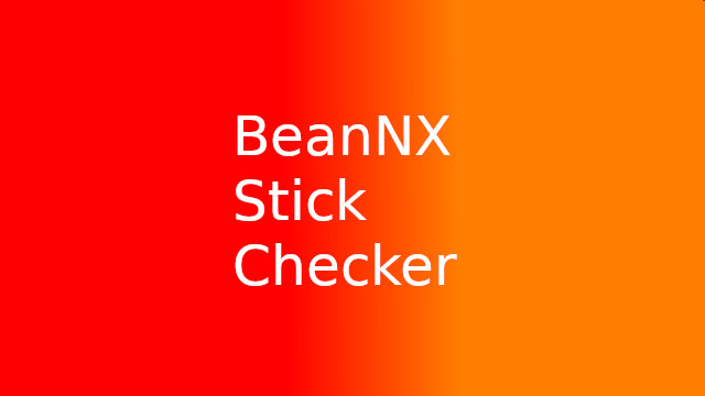 BeanNX Stick Checker Switch - GameBrew
