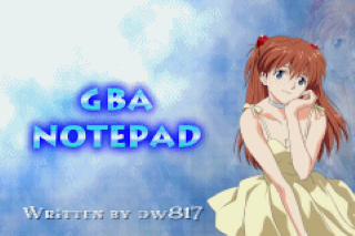 GBA Notepad - (Utilities) - GameBrew
