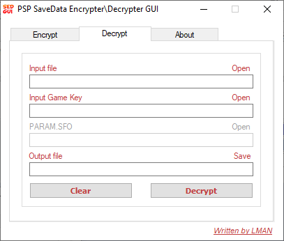 PSP SaveData Encrypter-Decrypter GUI - GameBrew