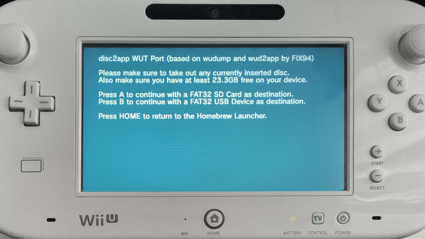 disc2app WUT Wii U - GameBrew