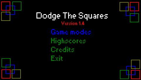 Dodge the squares PSP - GameBrew