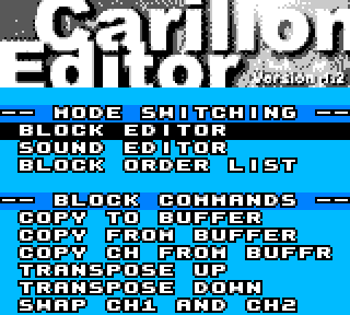 Carillon Player GB - GameBrew