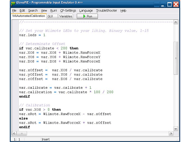 GlovePIE Wii - GameBrew