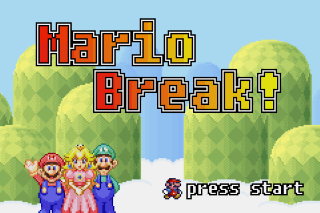 MarioBreak GBA - (Arcade Games) - GameBrew