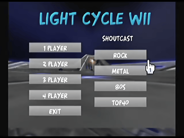 Light Cycle 3D Wii - GameBrew