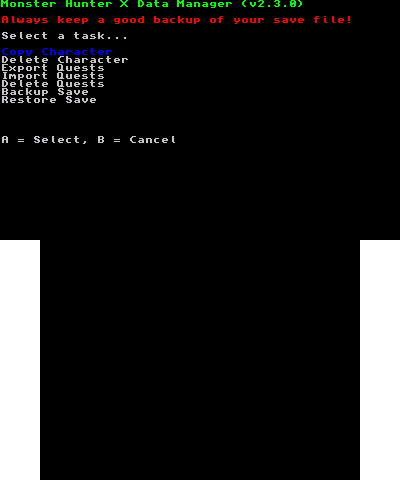 MHX Data Manager 3DS - GameBrew