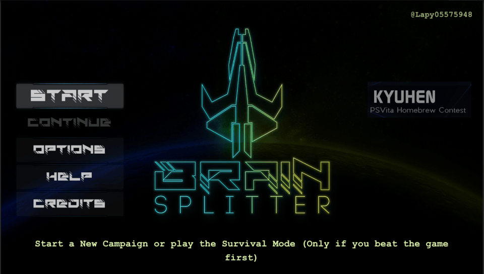Brain Splitter Vita - Vita Homebrew Games (Shooter) - GameBrew