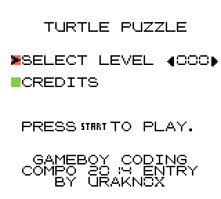 Turtle Puzzle GB - GameBrew