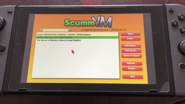 ScummVM Switch - GameBrew