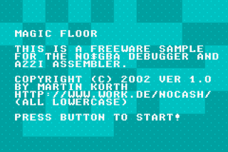 Magic Floor GBA - (Puzzle) - GameBrew