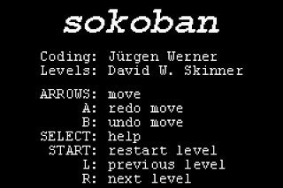 Sokoban GBA - (Puzzle) - GameBrew