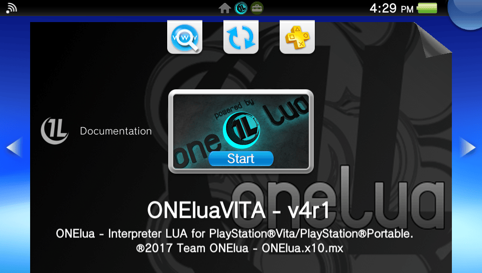 ONEluaVita - Vita Homebrew PC Tools (Developments) - GameBrew