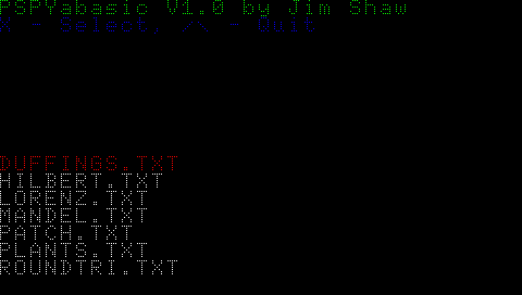 PSP Yabasic Player - GameBrew