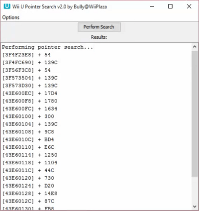 Wii U Pointer Search - GameBrew