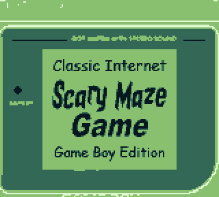 Classic Internet Scary Maze Game - Game Boy Edition - GameBrew