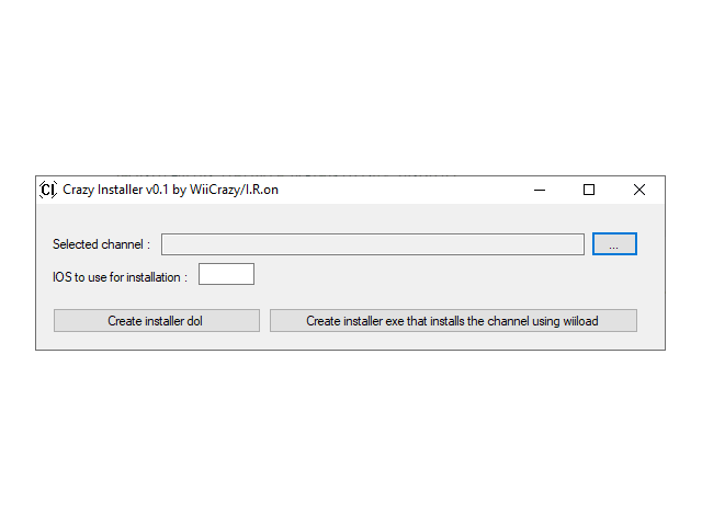 Crazy Installer Wii - GameBrew