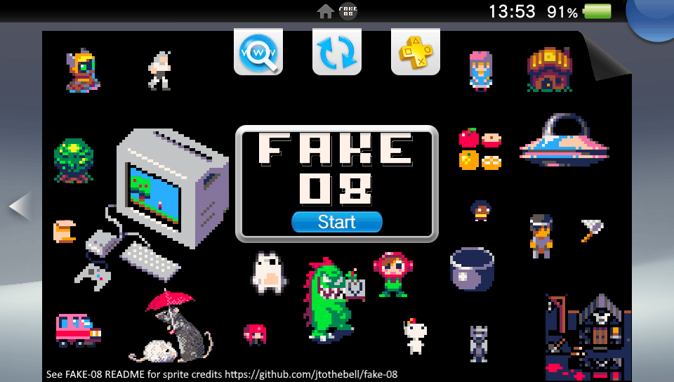 FAKE-08 Vita - Vita Homebrew Emulators (Console) - GameBrew