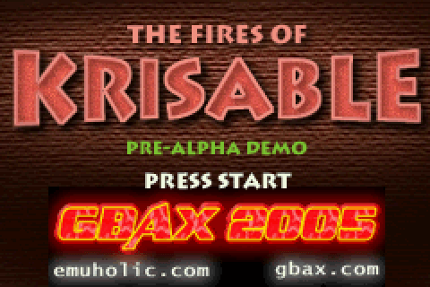 The Fires of Krisable GBA - GameBrew