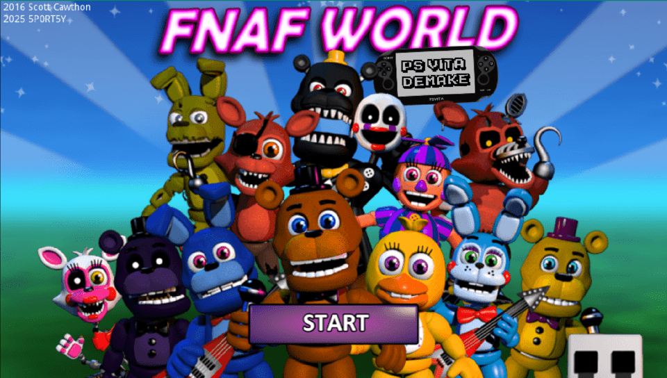 FNaF World PsVita Demake - Vita Homebrew Games (Horror) - GameBrew