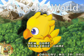 Chocobo World Deluxe GBA - (Other Games) - GameBrew