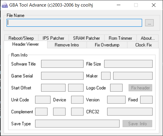 GBA Tool Advance - (File Operation) - GameBrew