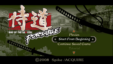 Way of the Samurai Portable English Patch PSP - GameBrew