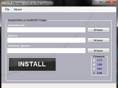 CTF Manager PSP - GameBrew