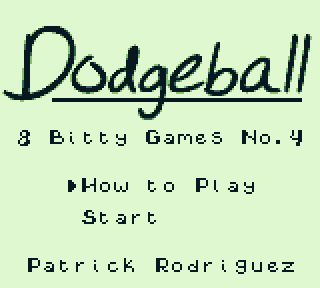 Dodgeball GB - GameBrew