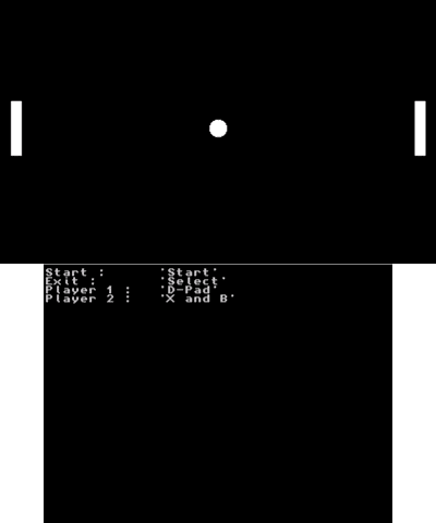 Pong-3DSX - (Arcade Games) - GameBrew
