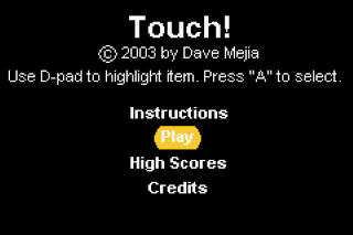Touch GBA - (Arcade Games) - GameBrew