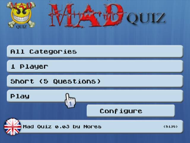 MadQuiz Wii - Wii Homebrew Games (Trivia) - GameBrew