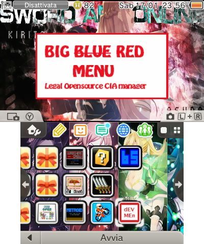 Big Red Menu 3DS - GameBrew