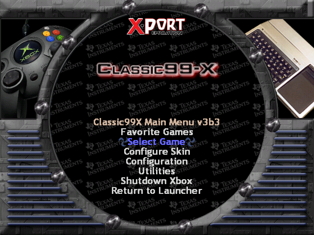 Classic99x Xbox - GameBrew