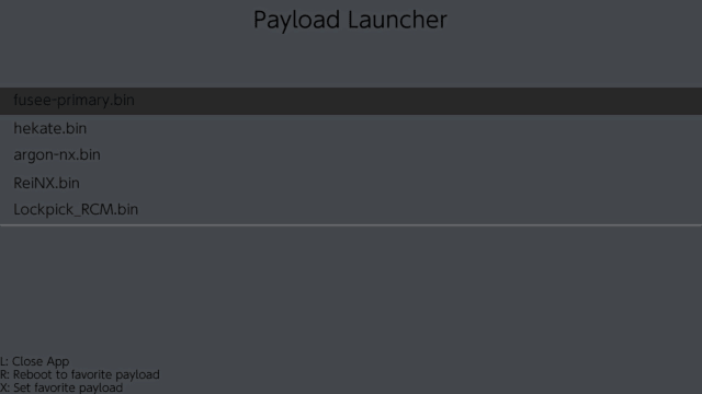 Payload-Launcher-Apple Switch - GameBrew
