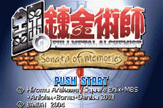 Fullmetal Alchemist - Sonata of Memories GBA - (Translations) - GameBrew