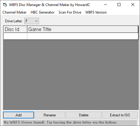 WBFS Manager And Channel Creator Wii - GameBrew
