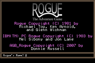 AGB Rogue GBA - (Role playing) - GameBrew