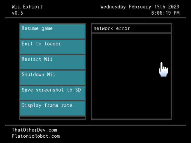 Wii Exhibit Gamebrew