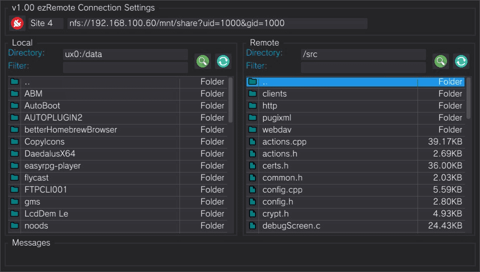 EzRemote Client Vita - Vita Homebrew Apps (File Browsers) - GameBrew