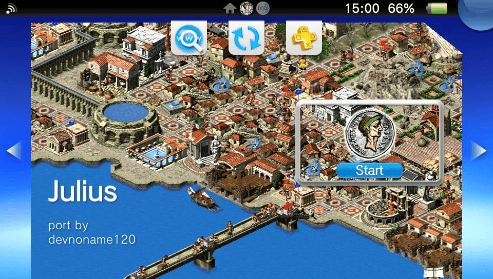 Julius Vita - Vita Homebrew Games (Simulation) - GameBrew