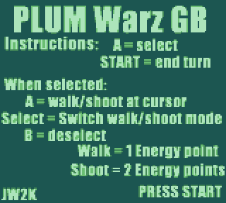 Plum Warz GB - GameBrew