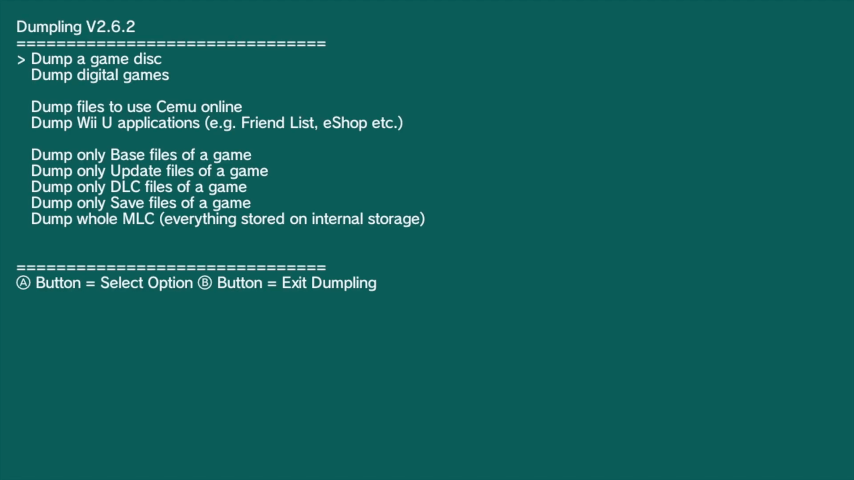Dumpling Wii U - GameBrew