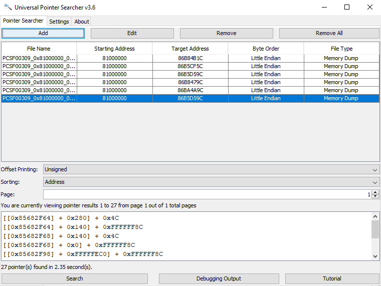 Universal Pointer Searcher Wii U - GameBrew
